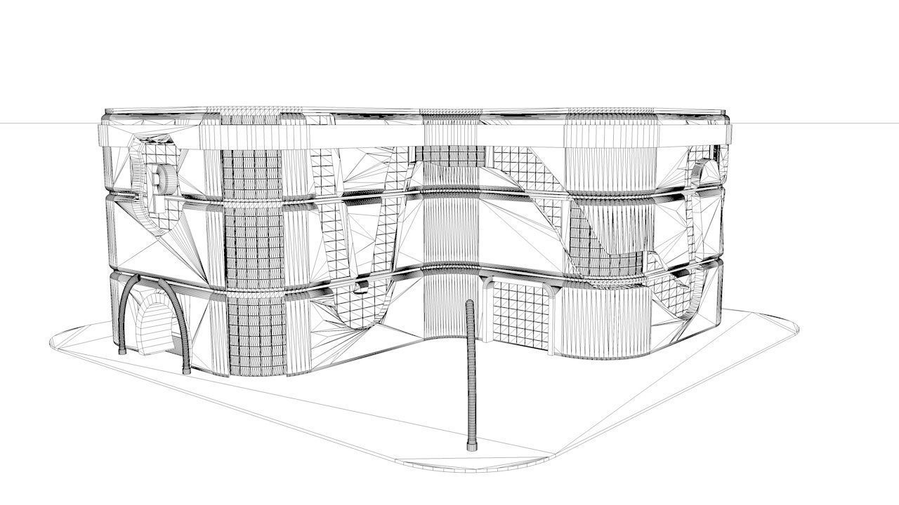 Police Station free 3D model | CGTrader