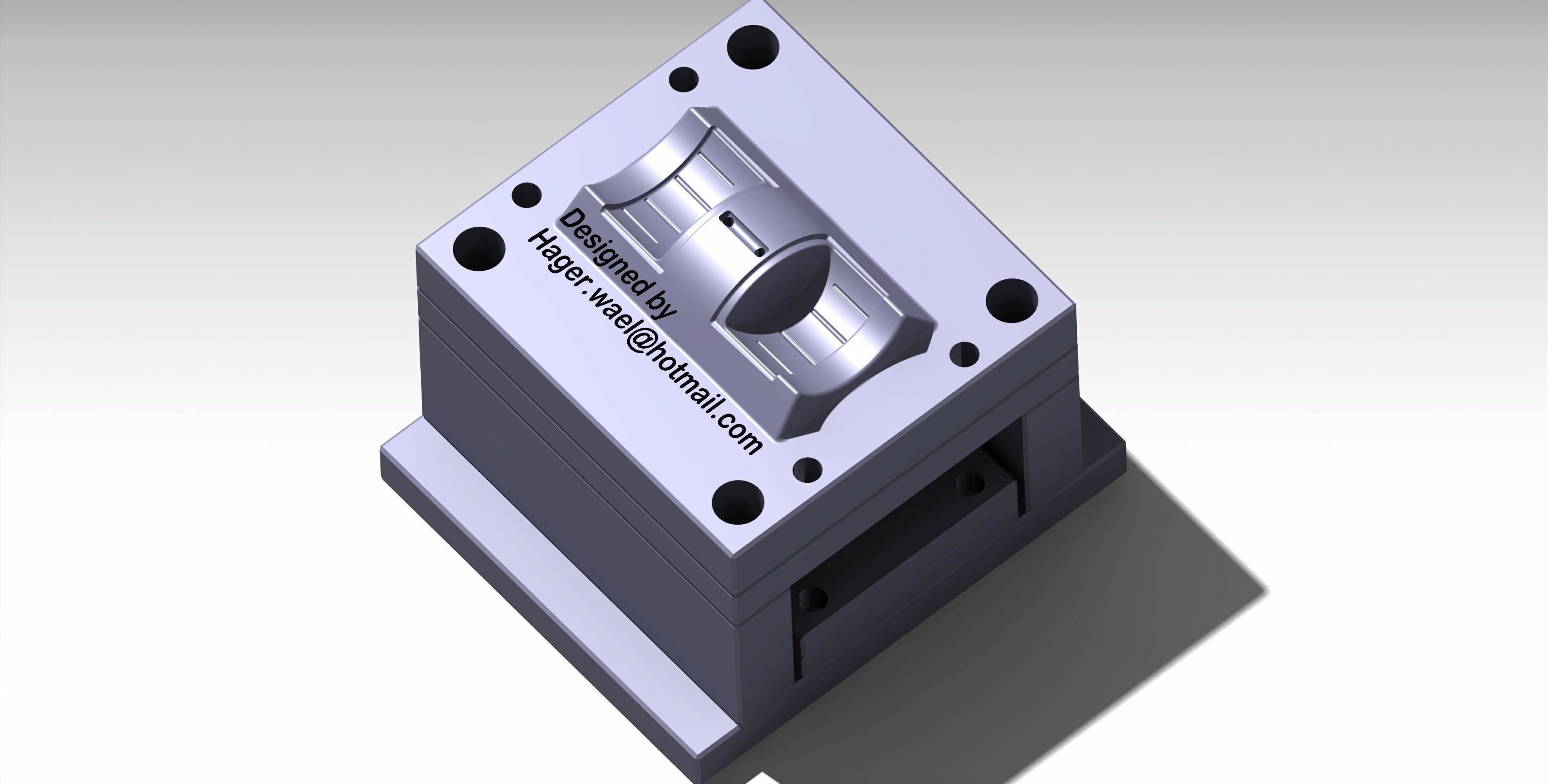 Design any 3D part and design mold for it 3D model 3D printable | CGTrader