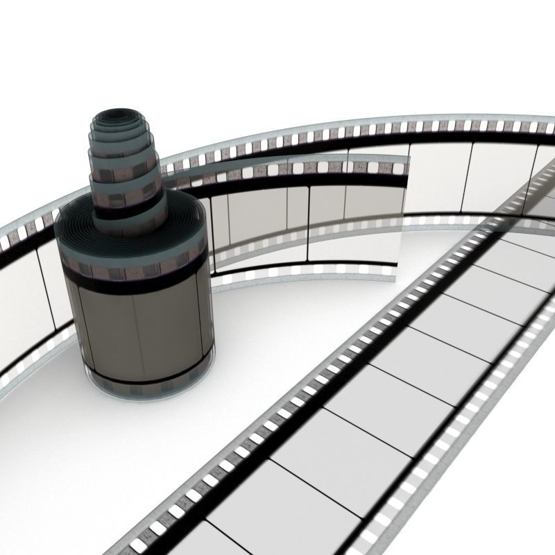 Motion Picture Film Roll 3D model | CGTrader