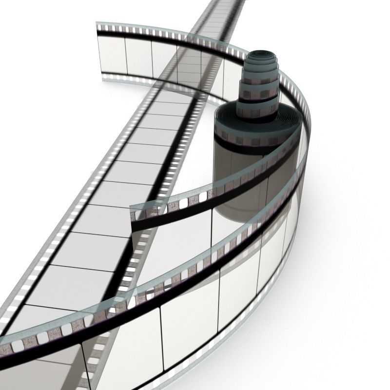 Motion Picture Film Roll 3D model | CGTrader