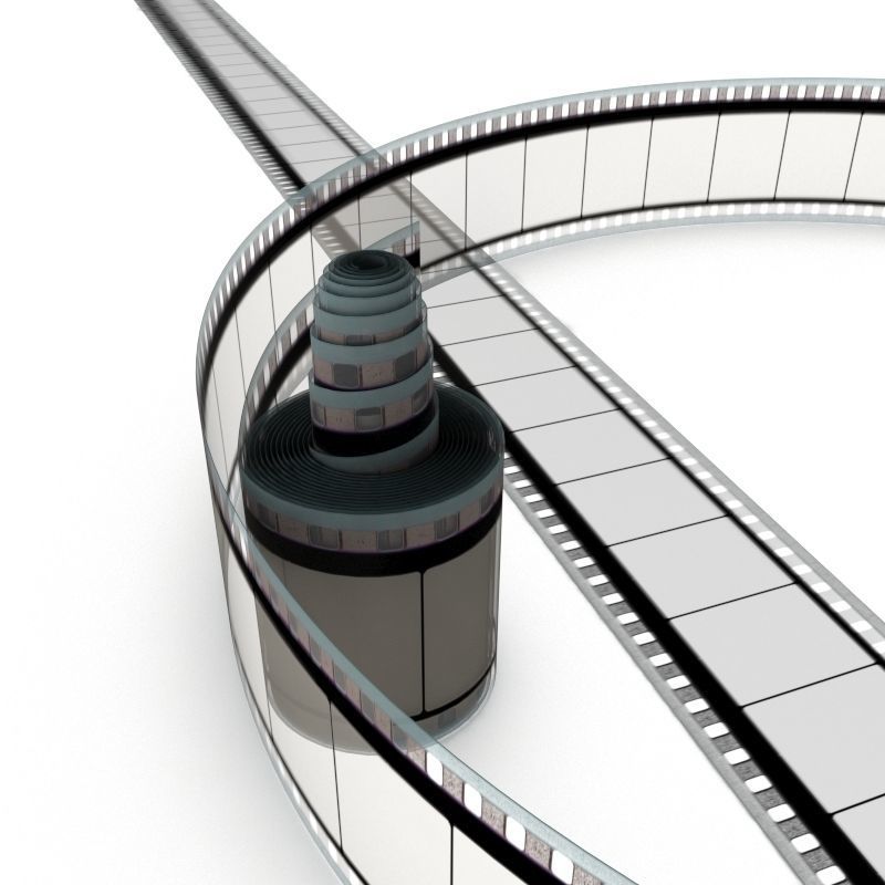 Motion Picture Film Roll 3D model | CGTrader