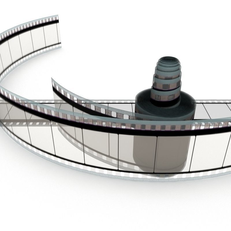 Motion Picture Film Roll 3D model | CGTrader