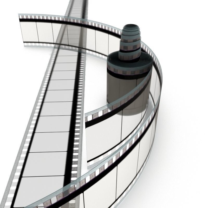 Motion Picture Film Roll 3D model | CGTrader