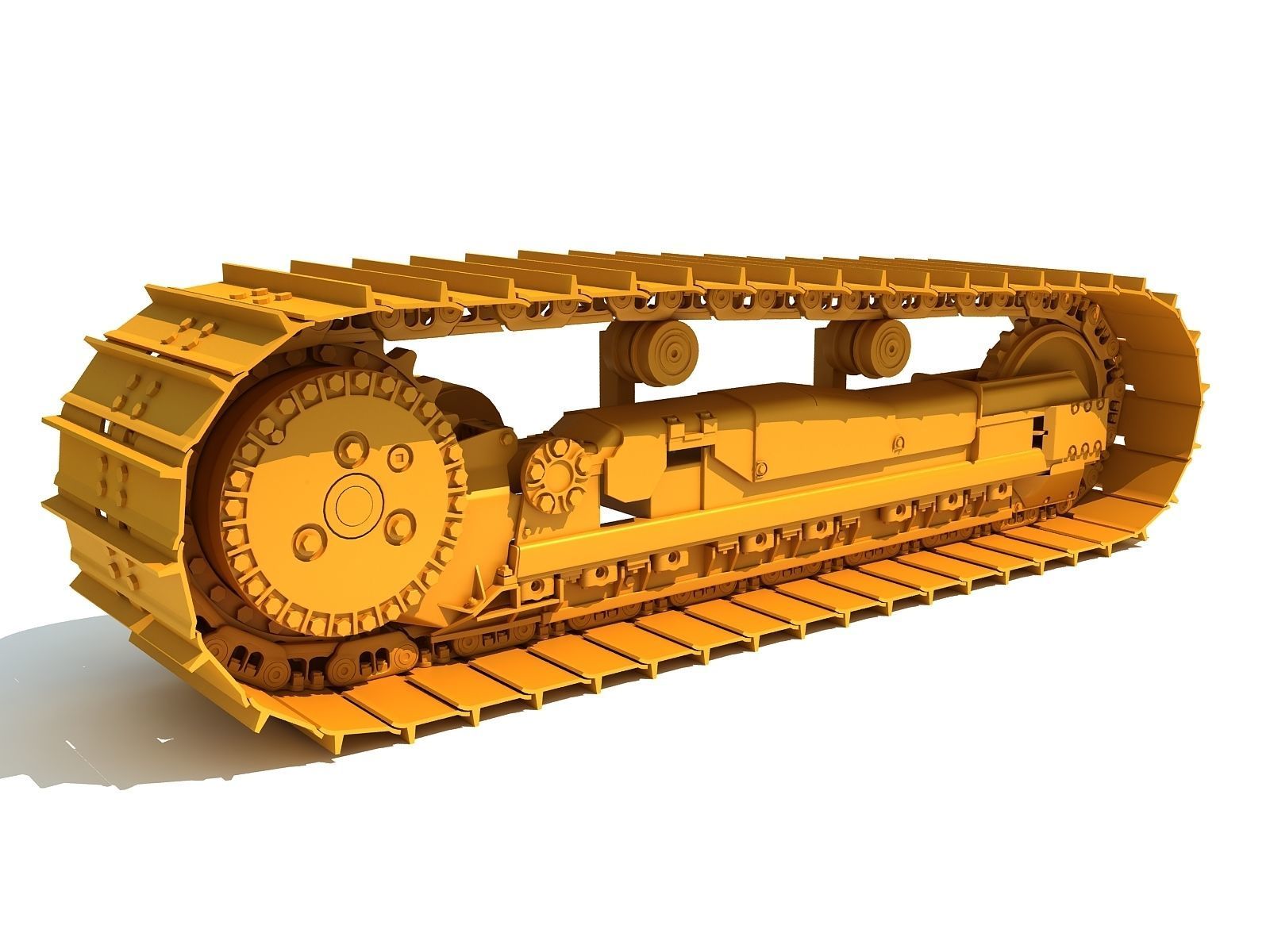 Excavator Track 3D | CGTrader