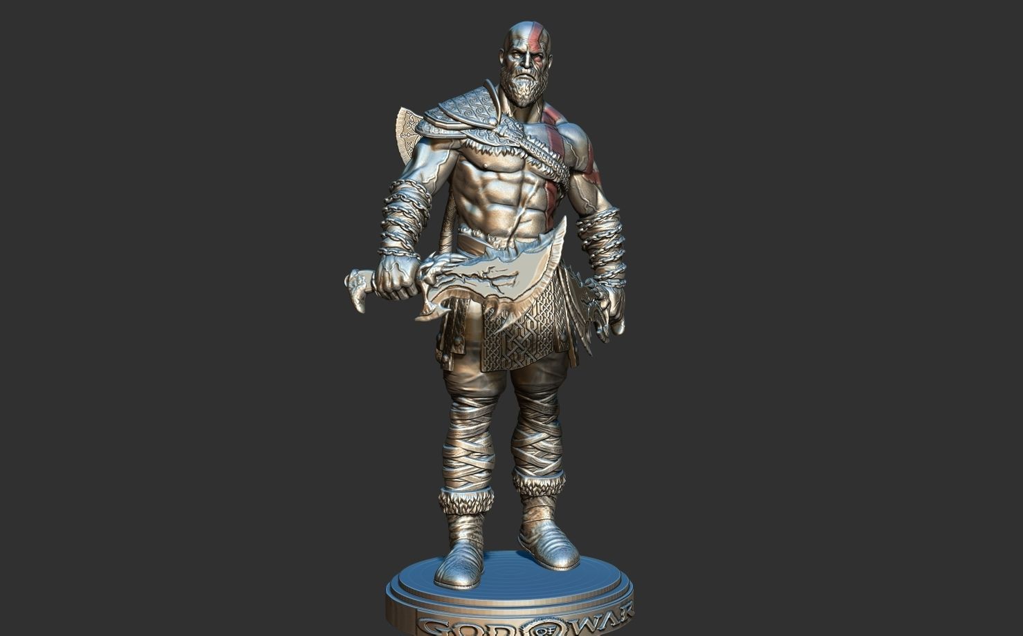 god of war 3D model 3D printable | CGTrader