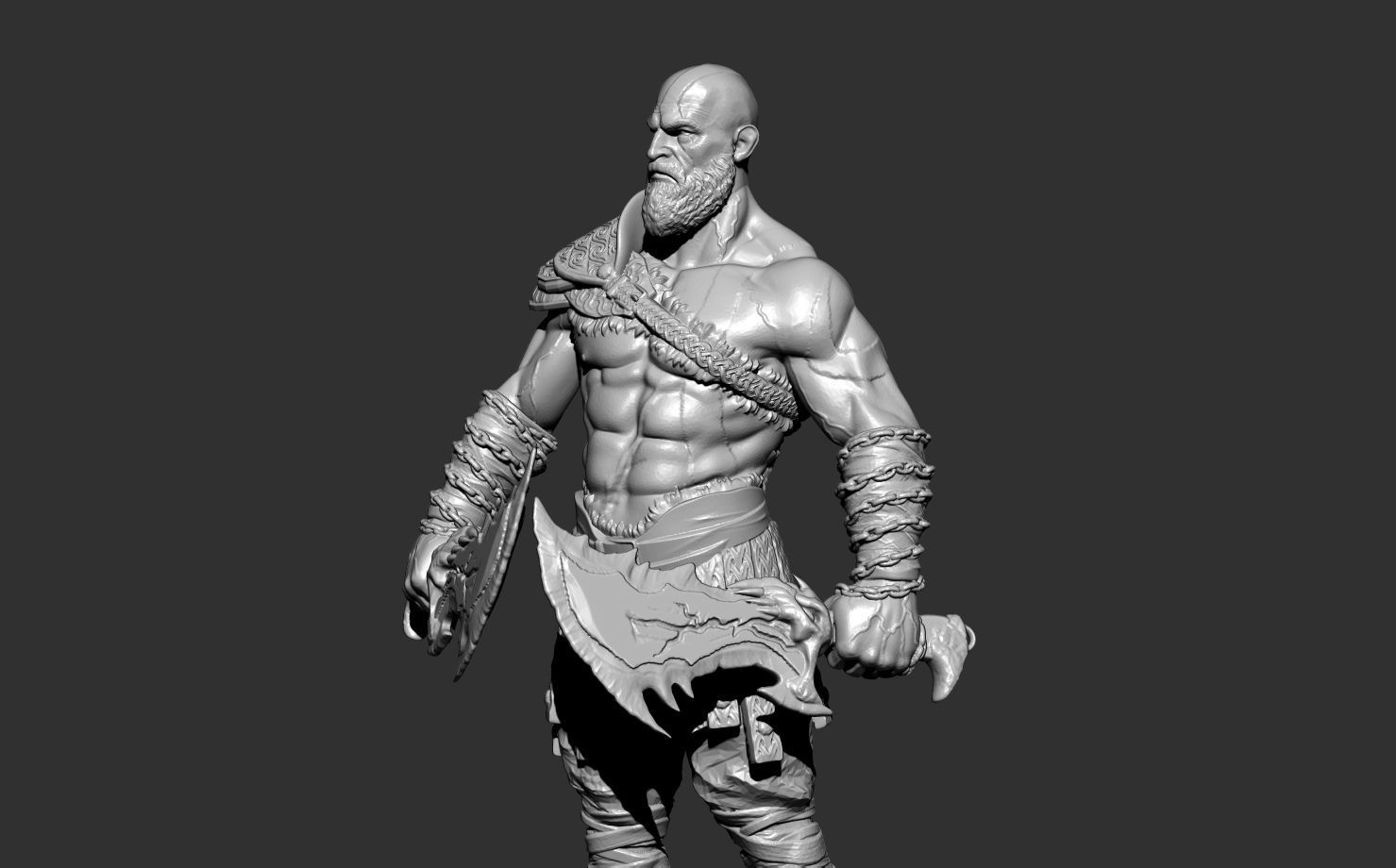 god of war 3D model 3D printable | CGTrader