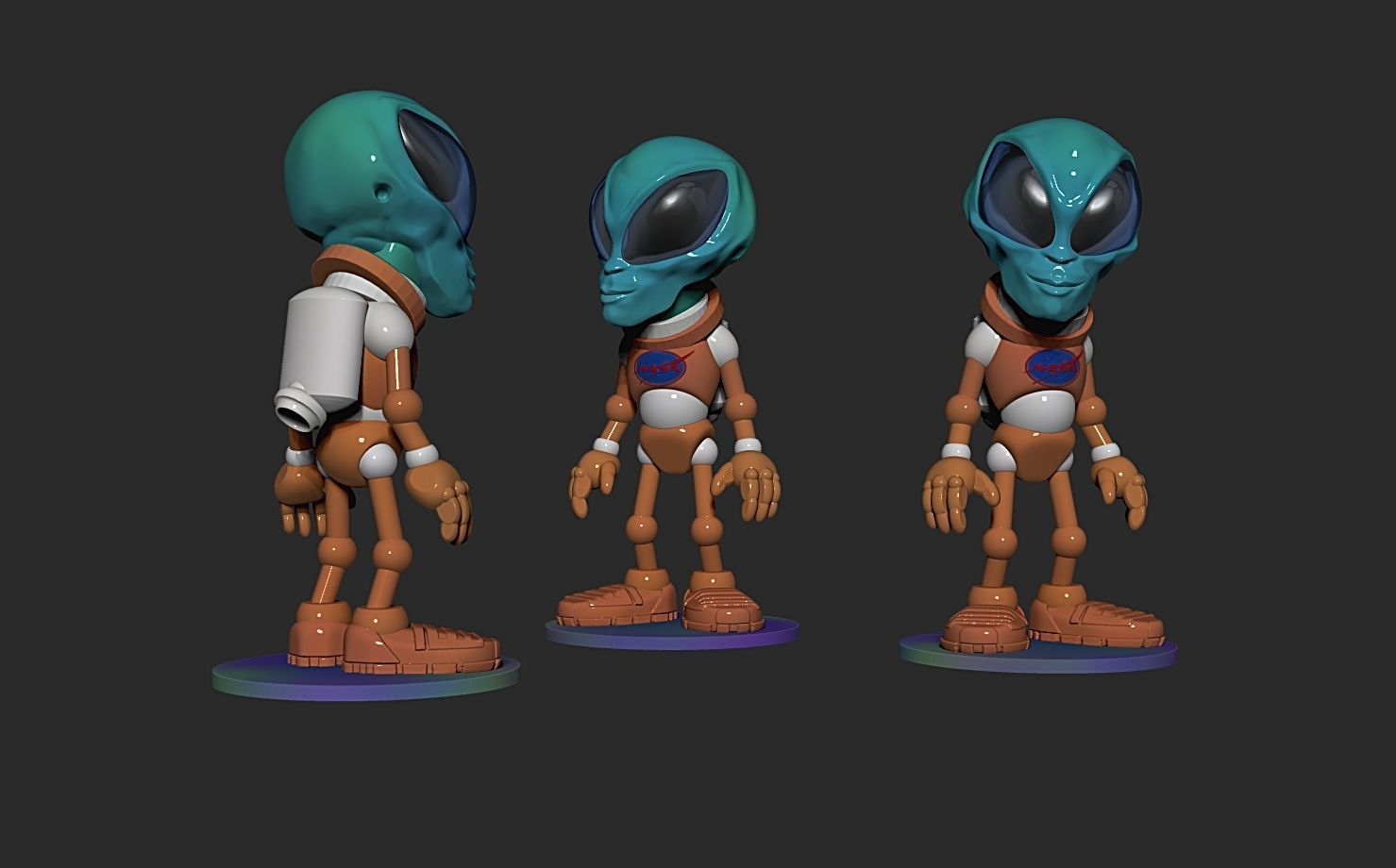 aliens 3D model 3D printable | CGTrader