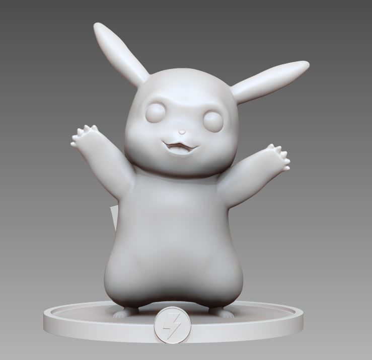 Pikachu 3D model 3D printable | CGTrader