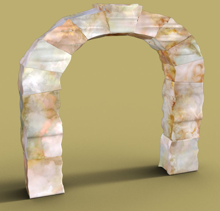 Stone arch free 3D model | CGTrader