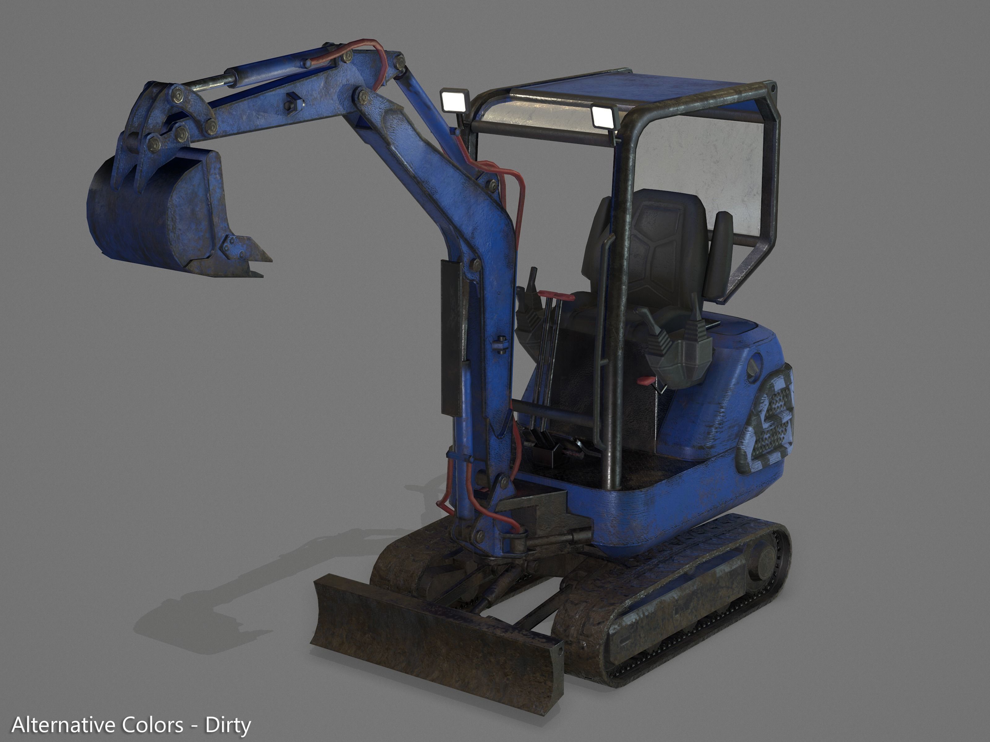 3D model Construction Machinery - Excavator VR / AR / low-poly | CGTrader
