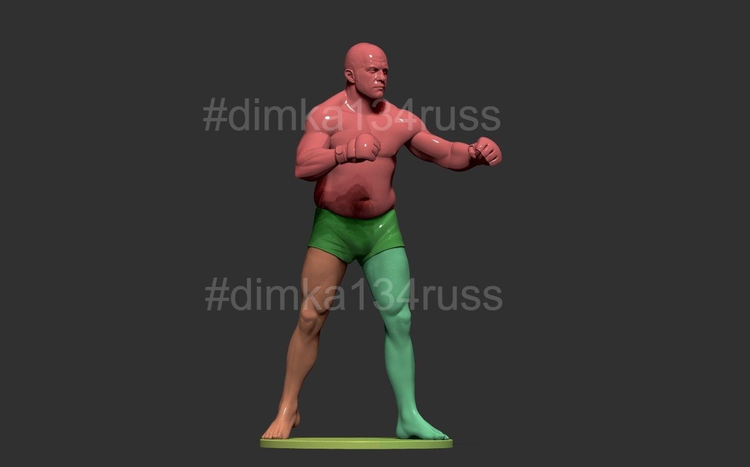 emelianenko fedor 3D model 3D printable | CGTrader