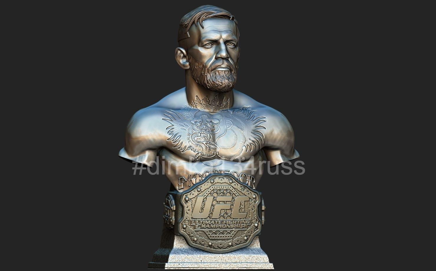 conor mcgregor ufc mma stl 3D model 3D printable | CGTrader