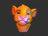 Simba Bust 3D model 3D printable | CGTrader