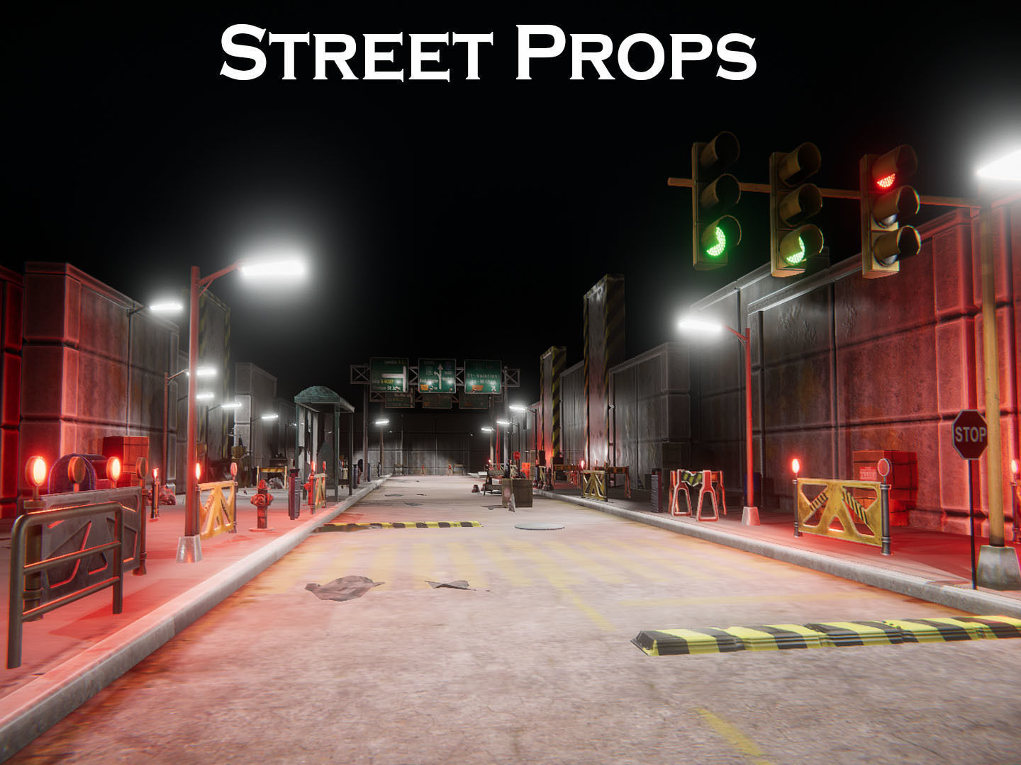 3D model Street Props VR / AR / low-poly | CGTrader