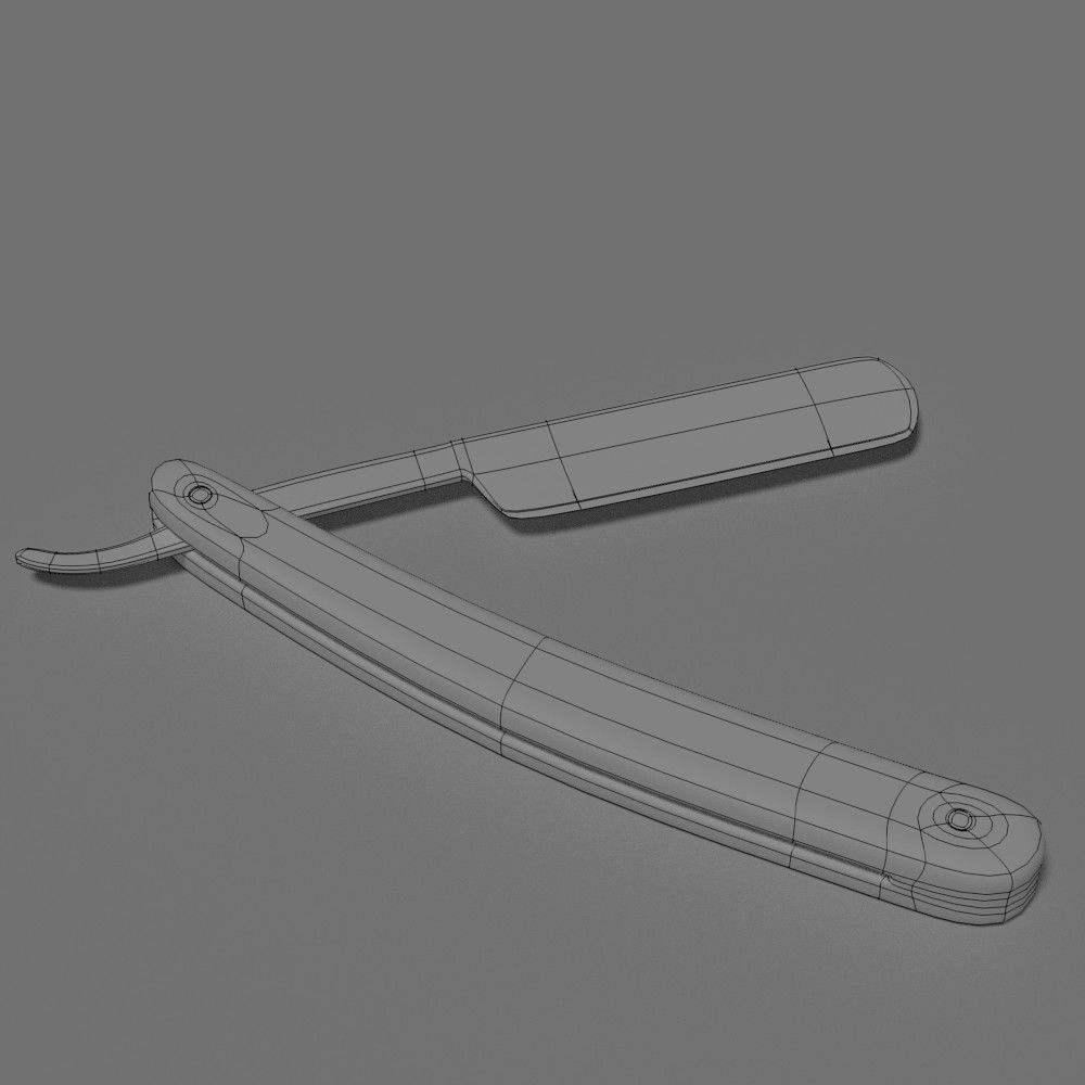 Straight Razor 3D model | CGTrader
