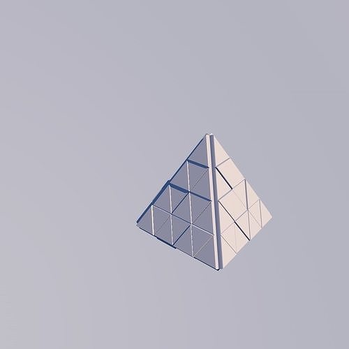 Sci Fi Object No14 - Pyramid Sphere Torus 2019 Low Poly 3D model | CGTrader