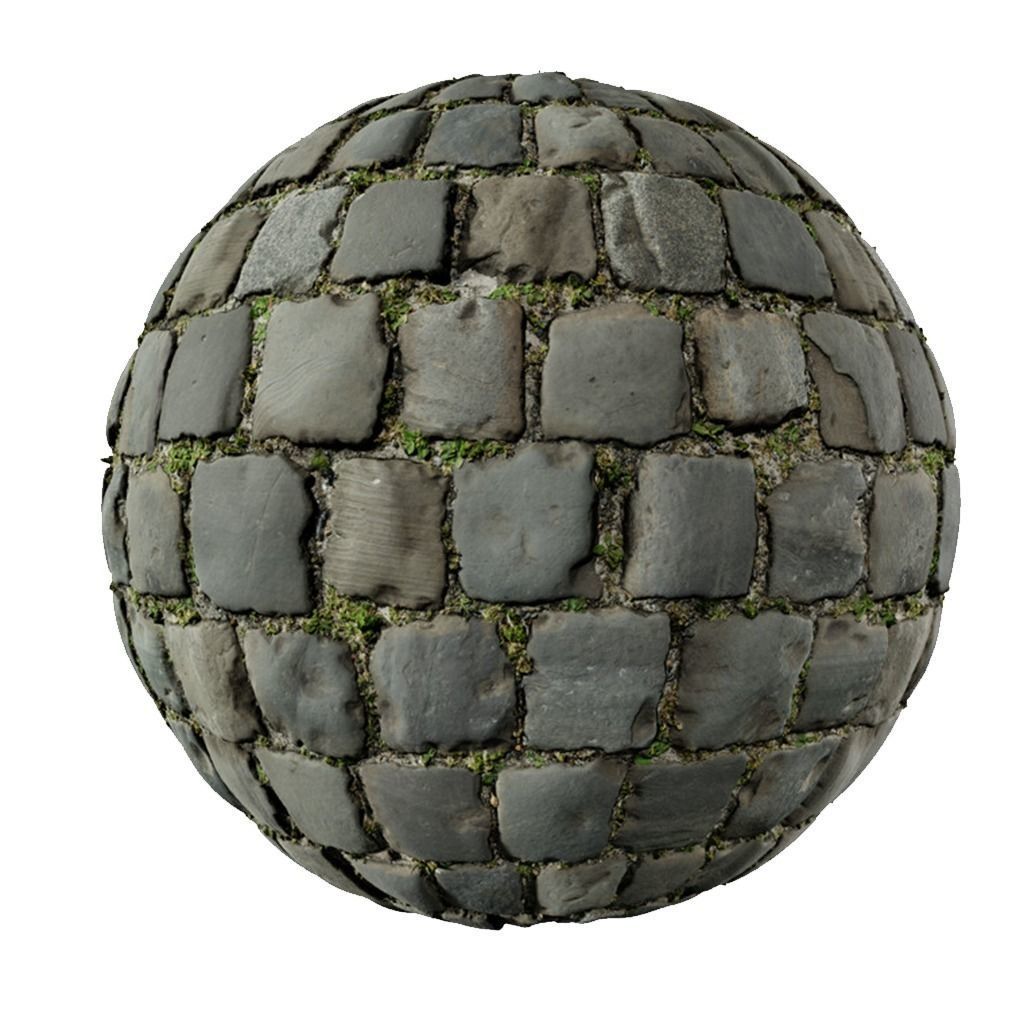 PBR - Material Cobblestone Floor 4K Texture | CGTrader