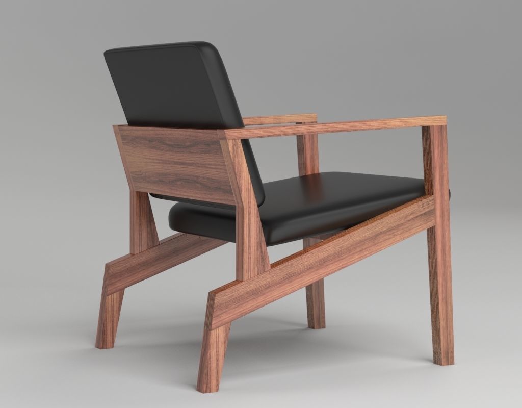 Maxwell Lounge Chair 3D model | CGTrader