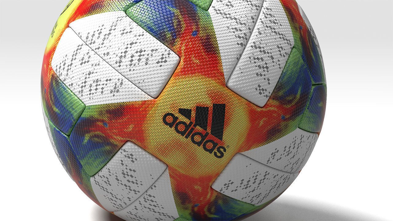 3D model Euro Qualifier 2020 Official Ball Vray VR / AR / low-poly ...