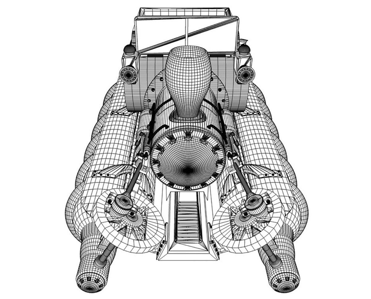 Screw propelled vehicle 3D model | CGTrader