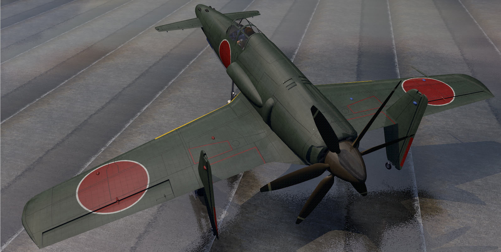 Kyushu J7W1 Shinden 3D model | CGTrader