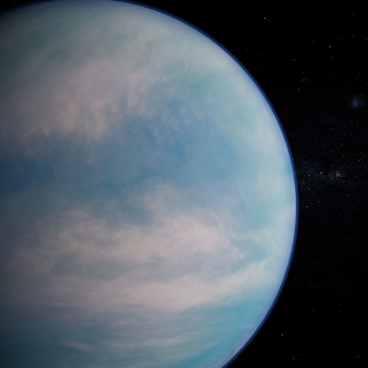 Planet Kepler-62e 3D model | CGTrader