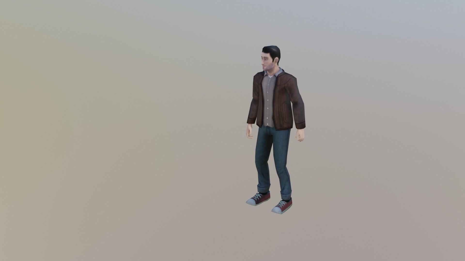 Casual Male free VR / AR / low-poly 3D model animated rigged | CGTrader