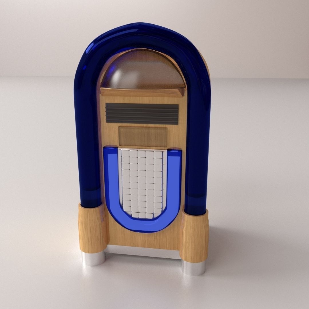 Diner Jukebox 3D model | CGTrader