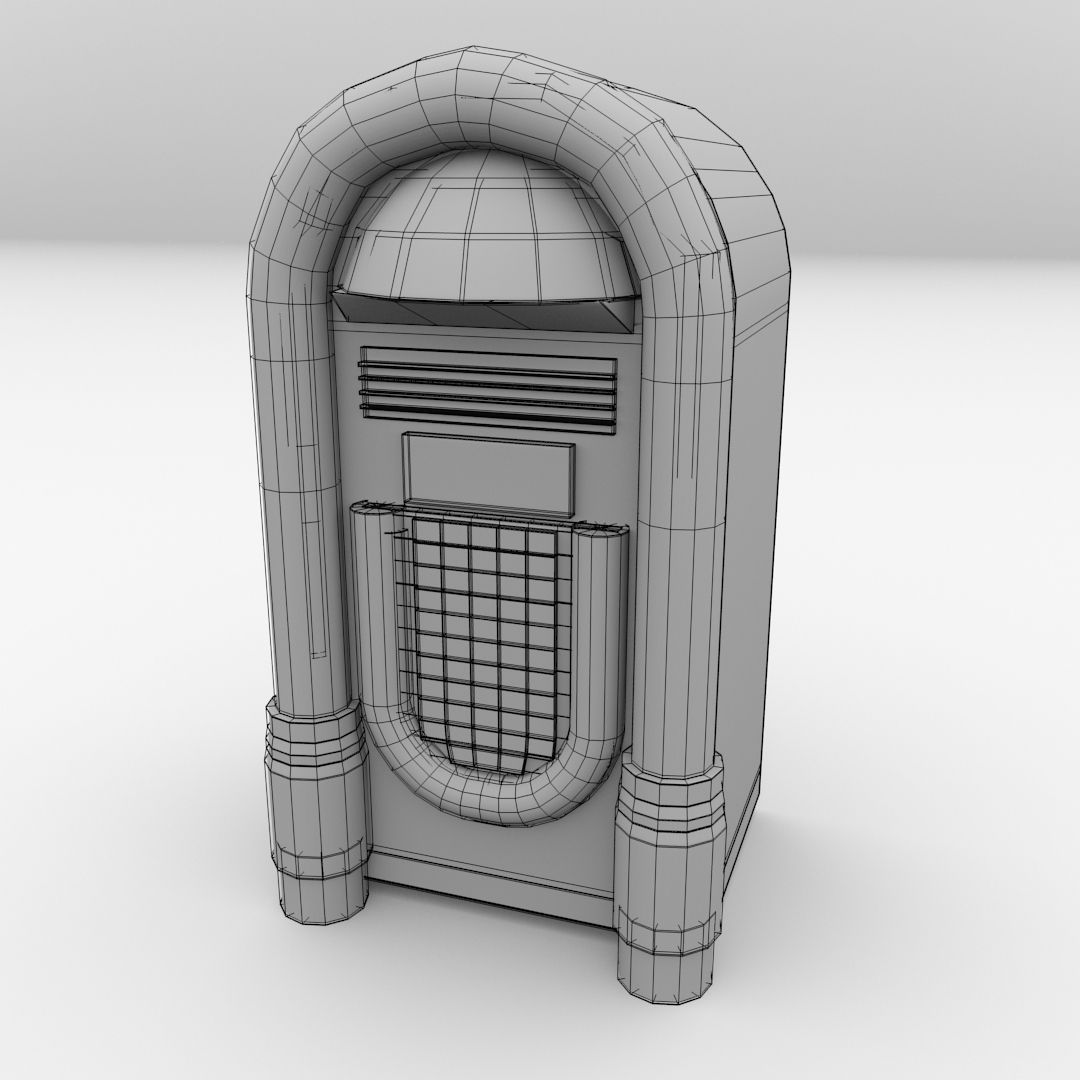 Diner Jukebox 3D model | CGTrader