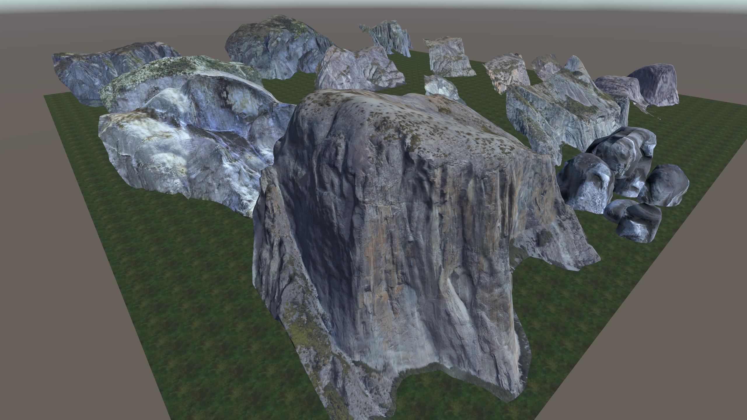 3D asset Detailed Mountains for Unity and Unreal