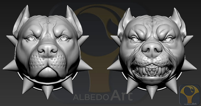 American Bully 3D model 3D printable | CGTrader