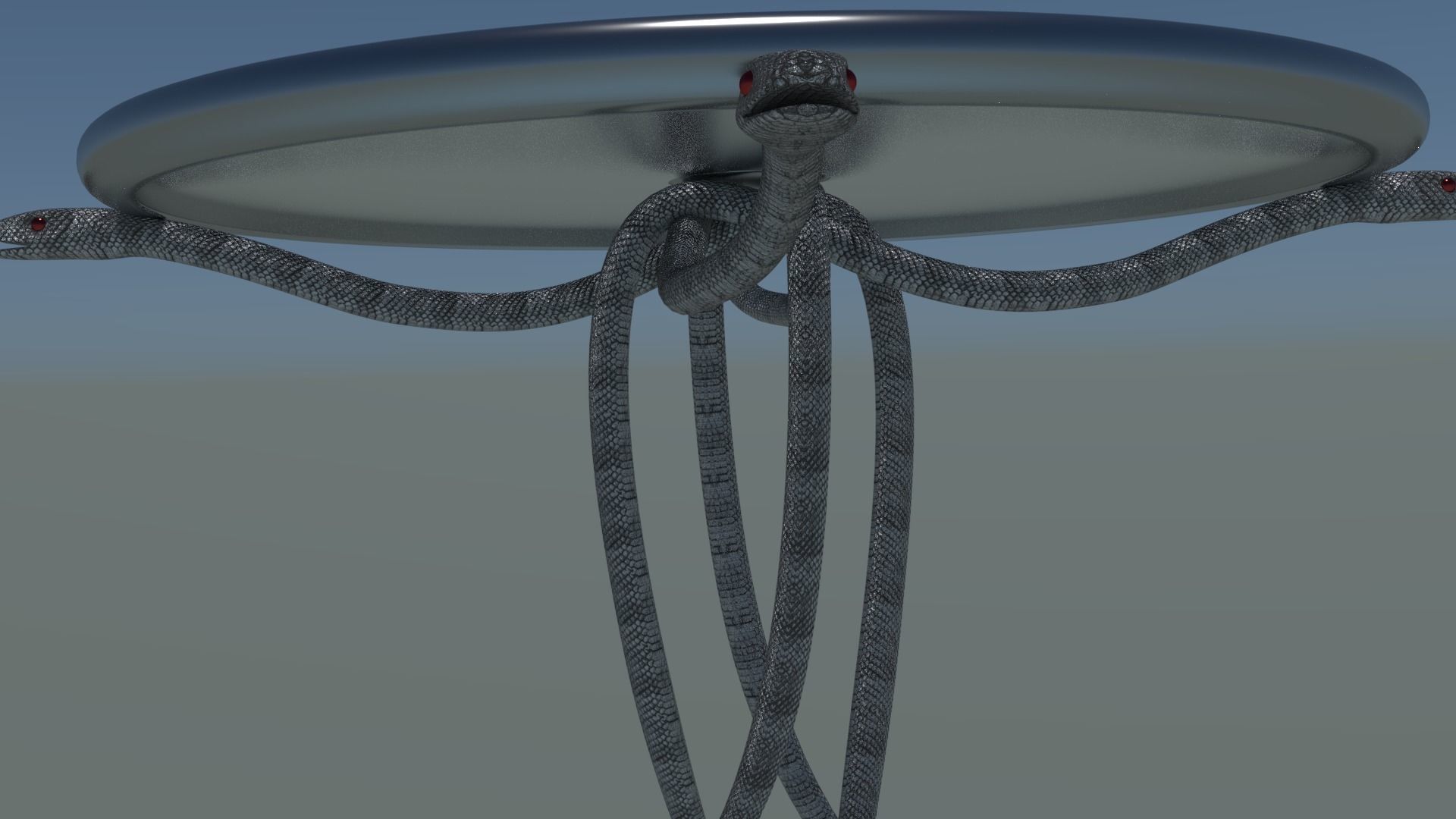 1ex0 Snake Table High Poly version 3D model | CGTrader