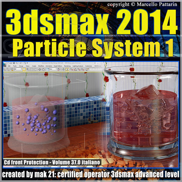 3ds Max 2014 Particle System 1 Volume 37 Italiano Cd Front 3d Model Animated Cgtrader