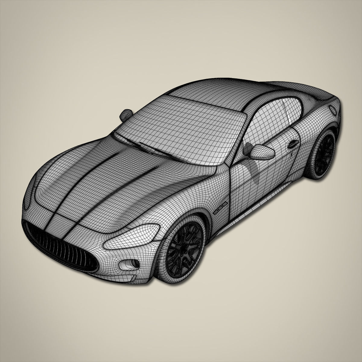 Sport car 3D model | CGTrader