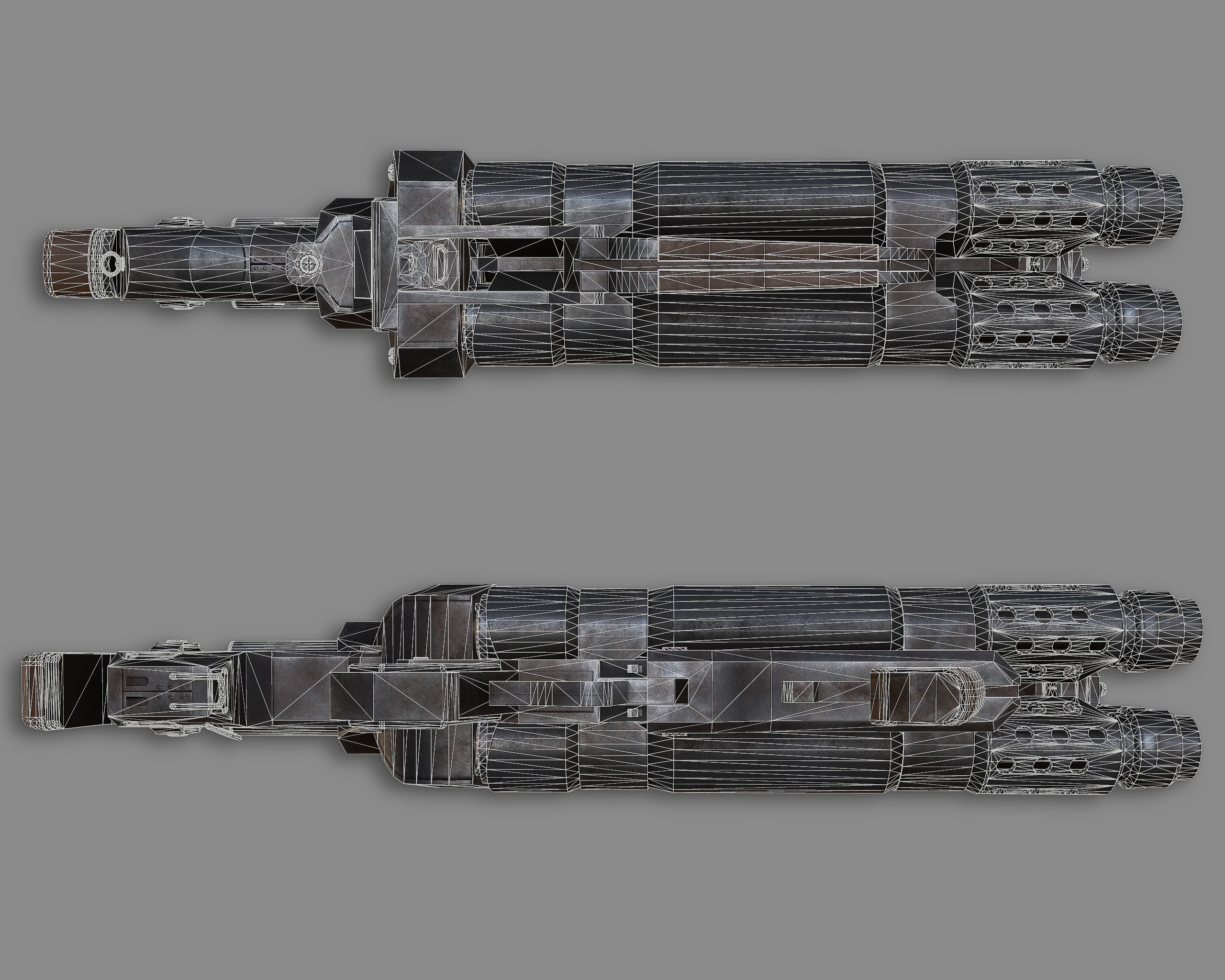 Lowpoly PBR Quad Barrel Shotgun free VR / AR / low-poly 3D model | CGTrader