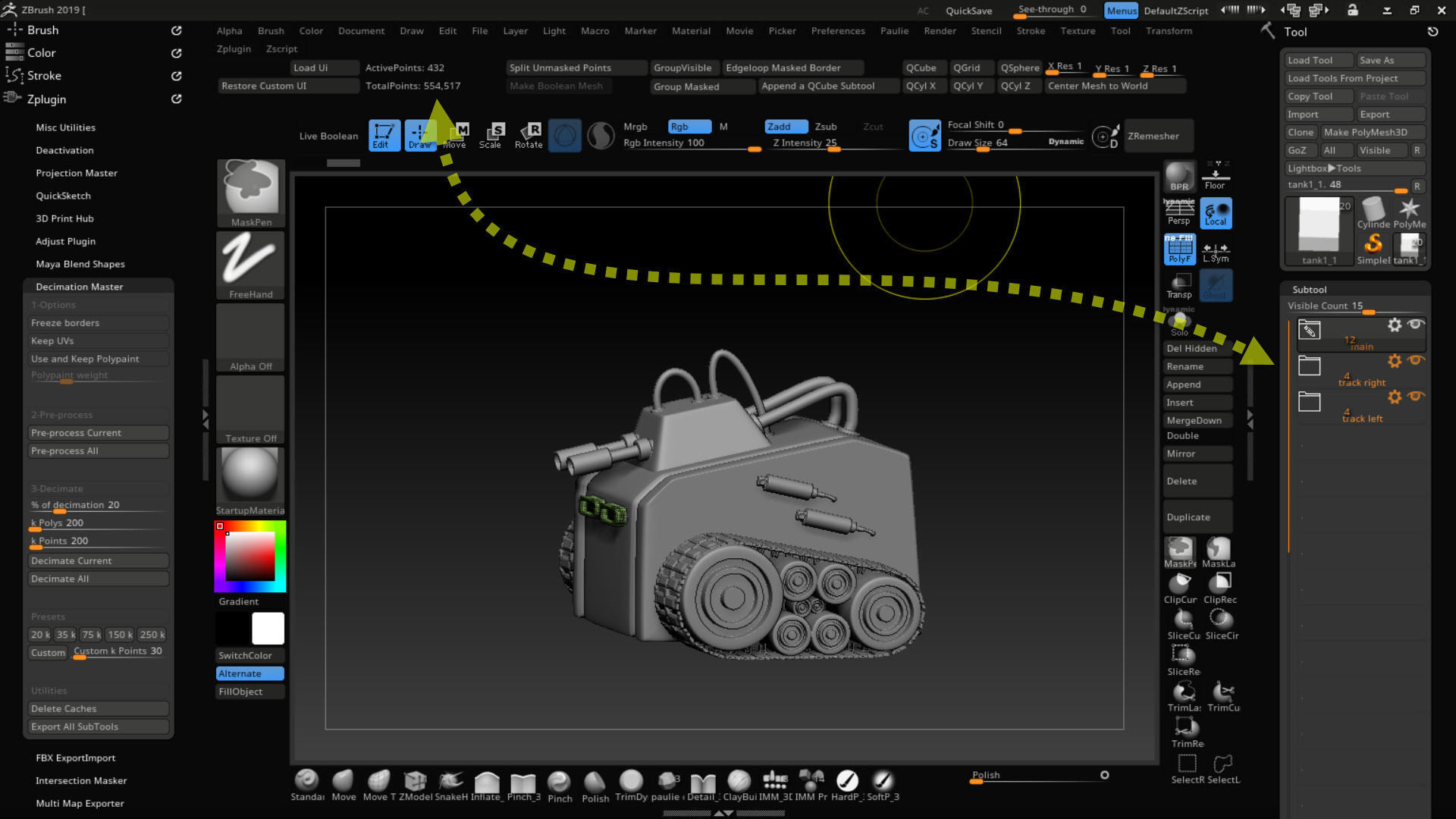 Simple tank free 3D model | CGTrader