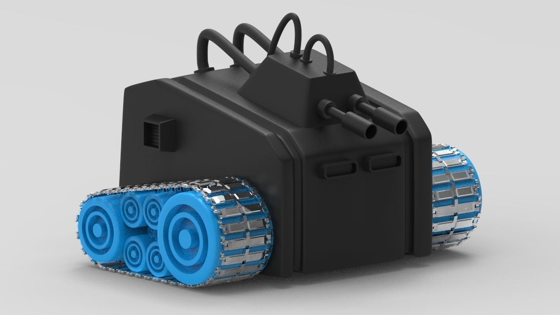 Simple tank free 3D model | CGTrader