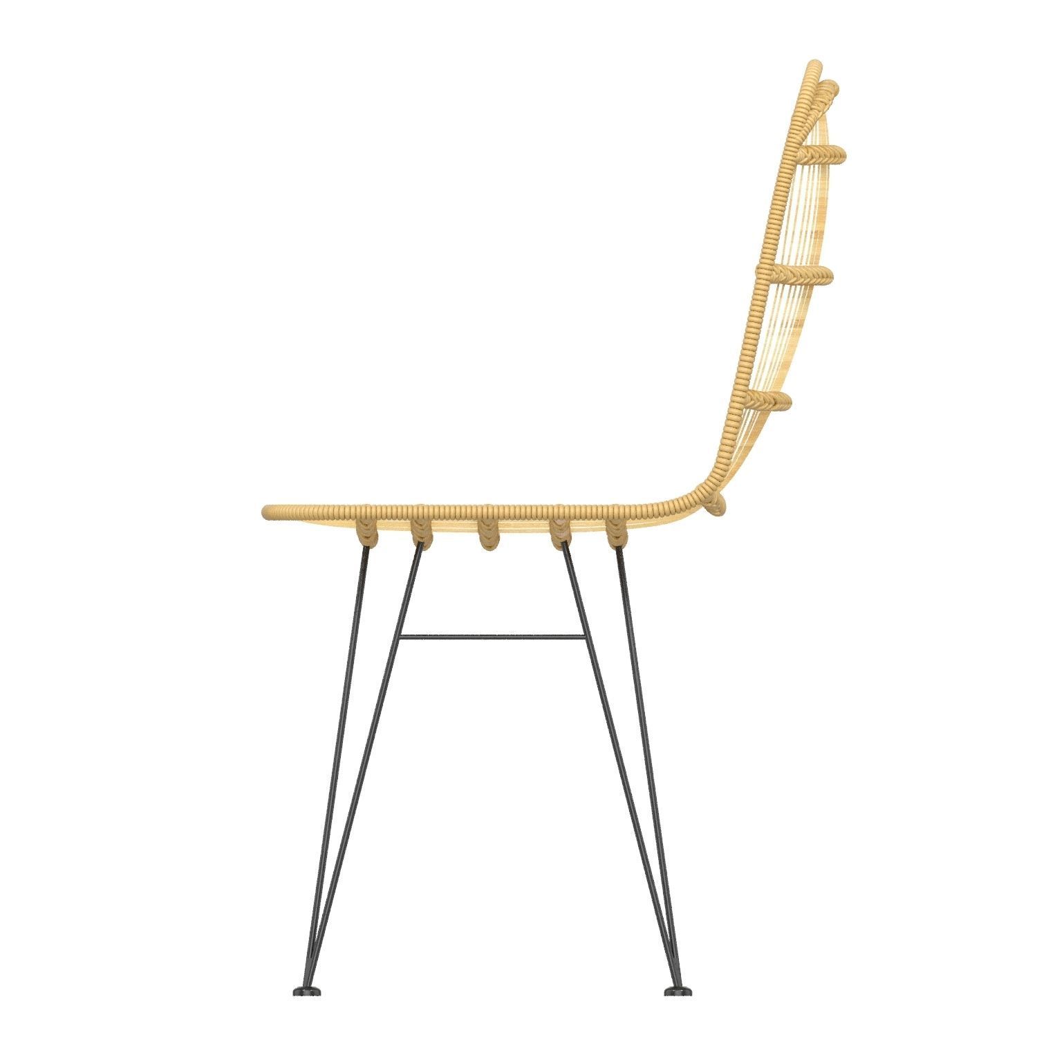 rattan chair free 3D model | CGTrader