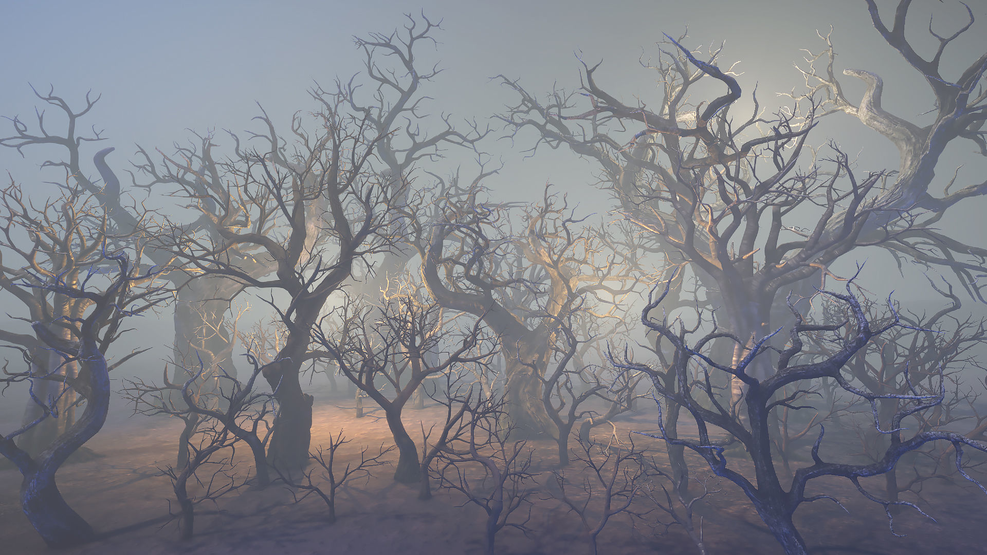 3D model Dried trees VR / AR / low-poly | CGTrader