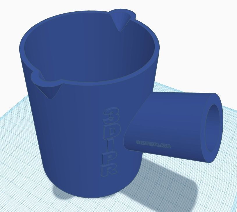 3D printable model 500ml Sample Catcher - The Dipr