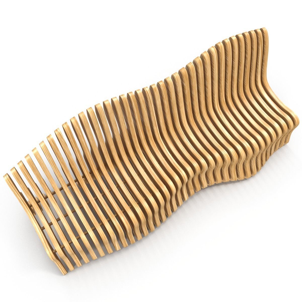 Parametric Bench 3D model | CGTrader