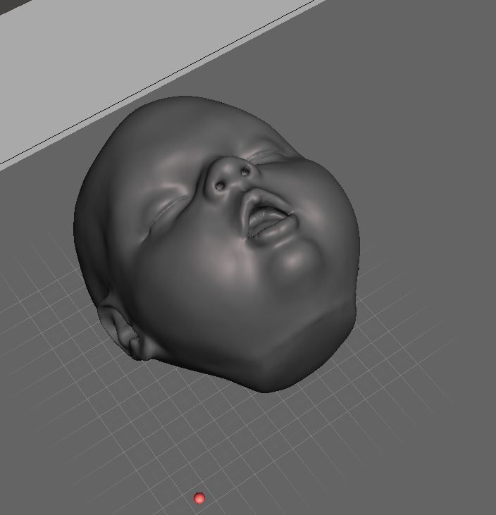baby head 3d model STL 3D model 3D printable | CGTrader