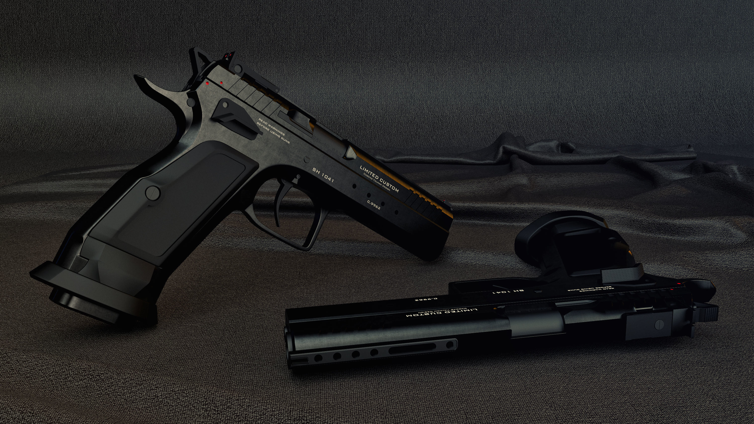 Tanfoglio Custom free 3D model | CGTrader