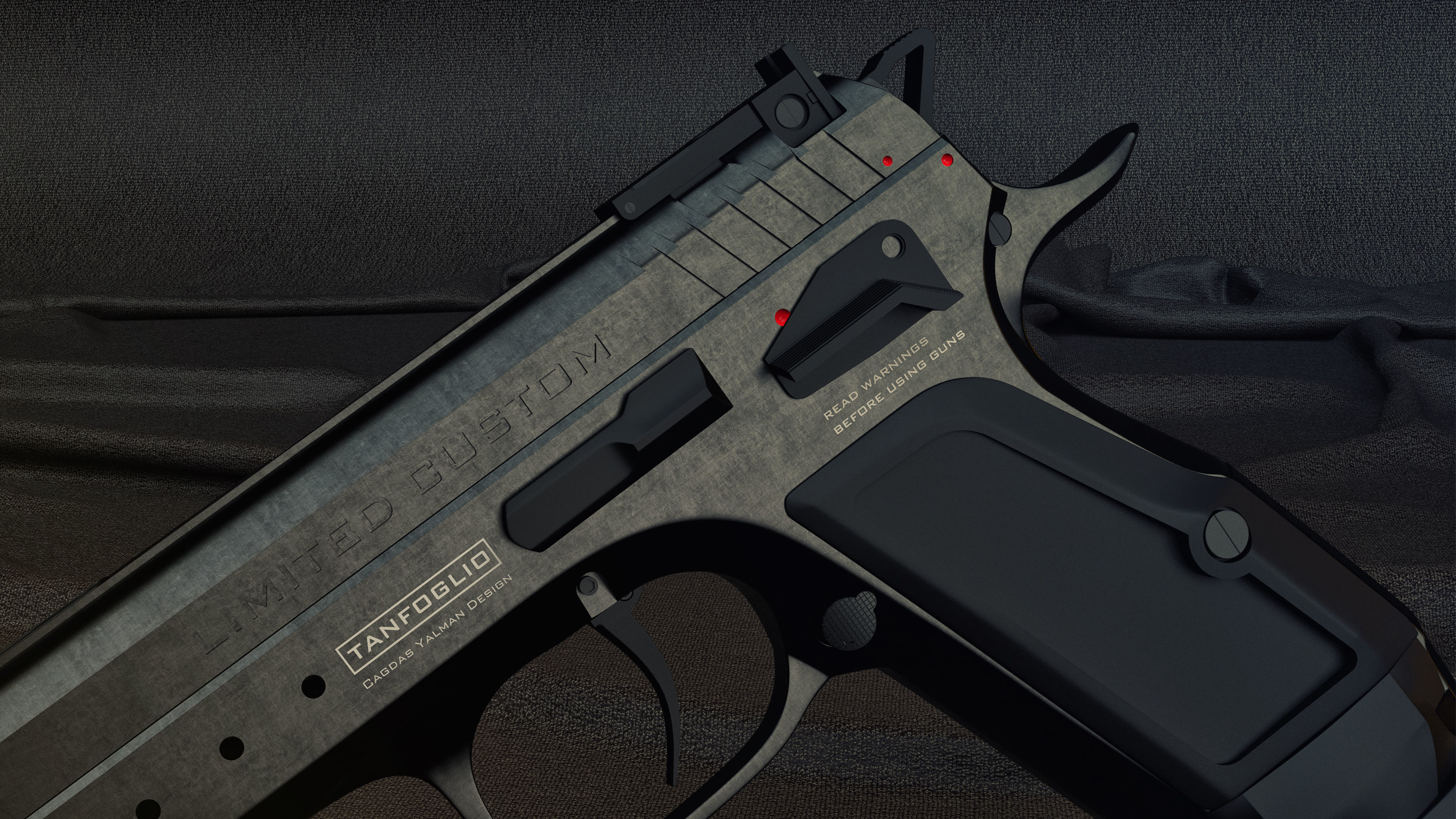 Tanfoglio Custom free 3D model | CGTrader