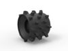Diecast Compactor wheel 3D model 3D printable | CGTrader