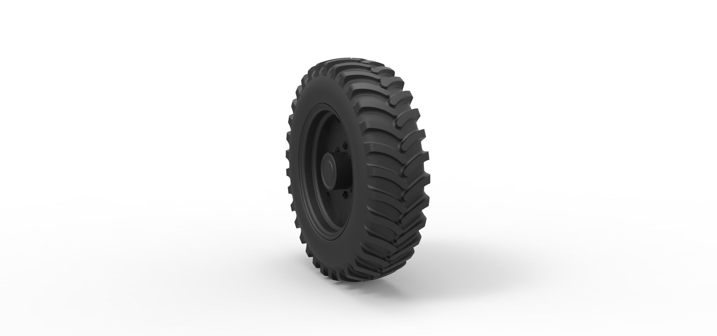 Diecast Tractor wheel 3D model 3D printable | CGTrader