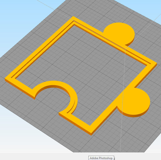Puzzle photo frames 3D model 3D printable | CGTrader