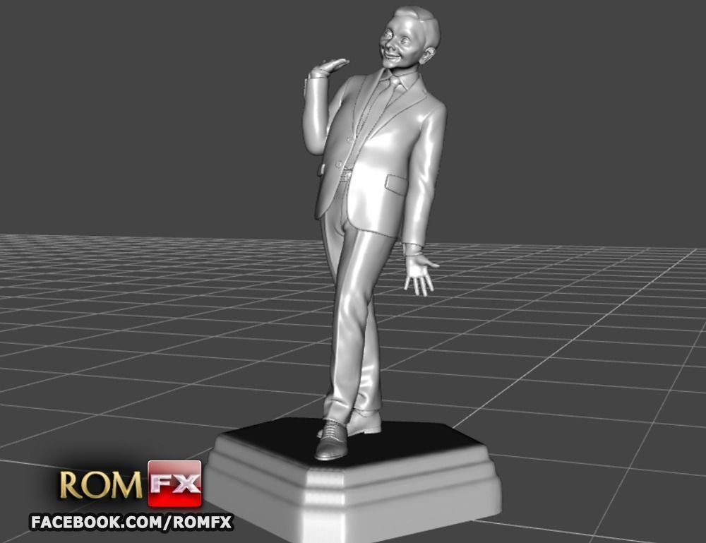 Mr Bean - Rowan Atkinson - Figure Printable 3D model 3D printable ...