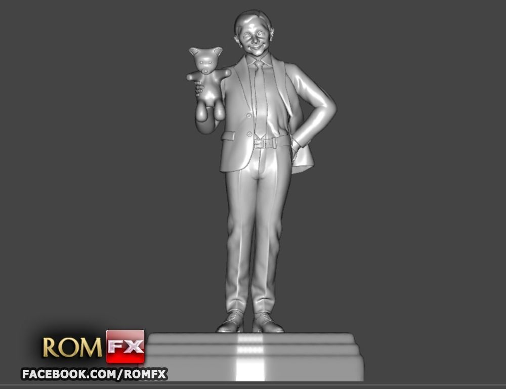 Mr Bean - Rowan Atkinson - Figure Printable 3D model 3D printable ...