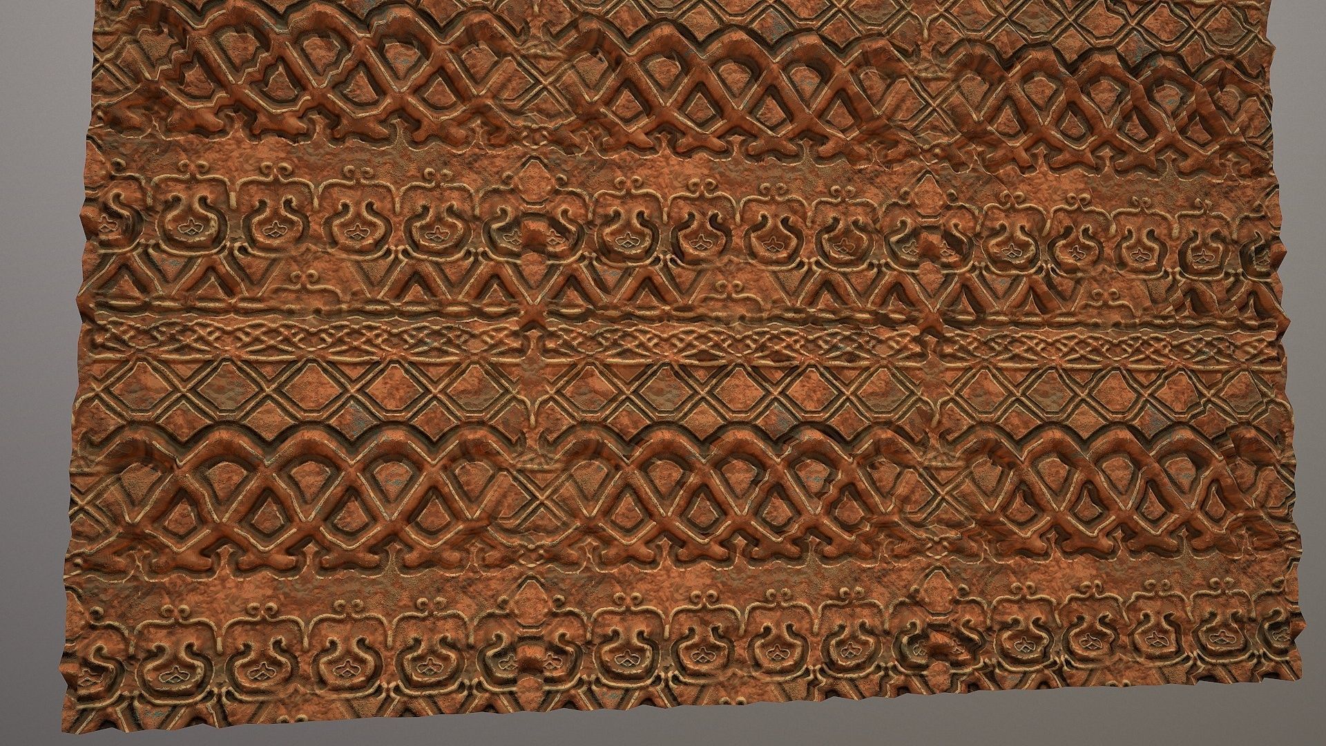 Texture PBR tileable fantasy ancient wall textures with patterns VR ...